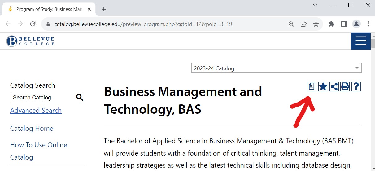 Degree Planning :: Business Management