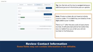 ctcLink at Bellevue College: Update Your Contact Information in ctcLink