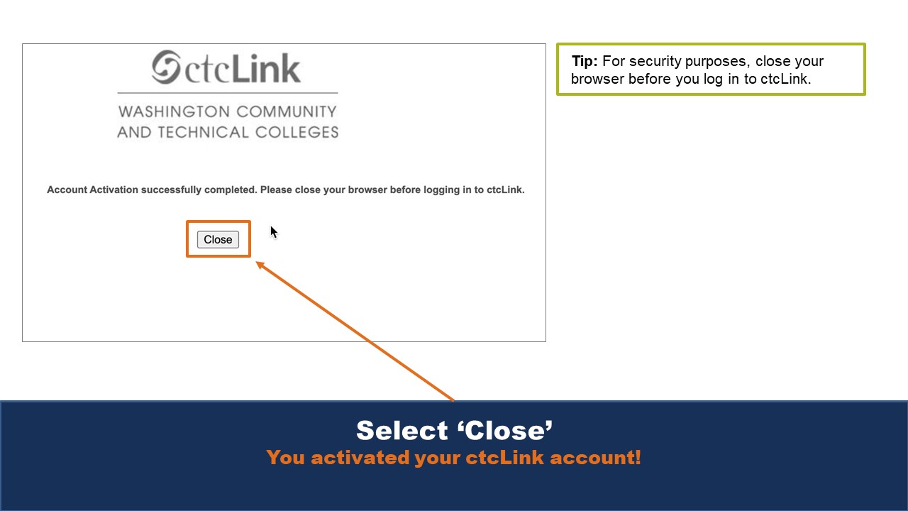 ctcLink for Students: Activate Your ctcLink Account – ctcLink at BC
