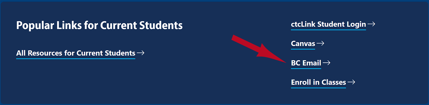 Create NetID (BC Email Address) – ctcLink at BC