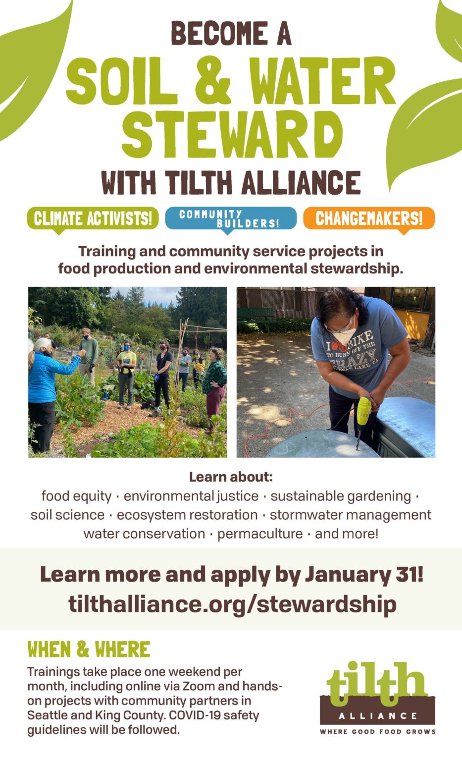 Apply to Tilth’s 2022 Soil and Water Stewardship Program ...