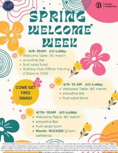 Join us for Welcome Week, 4/8 – 4/10 :: Office of Student Engagement