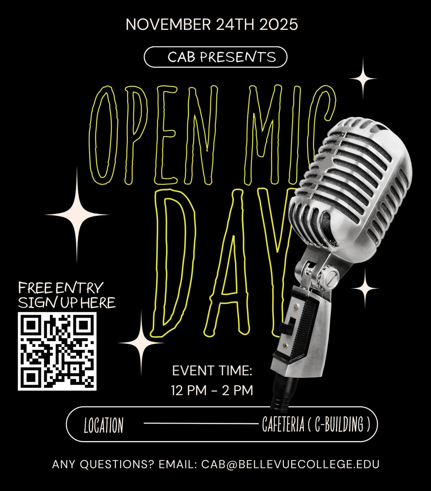 Open Mic Day! – Nov. 24 :: Student Engagement
