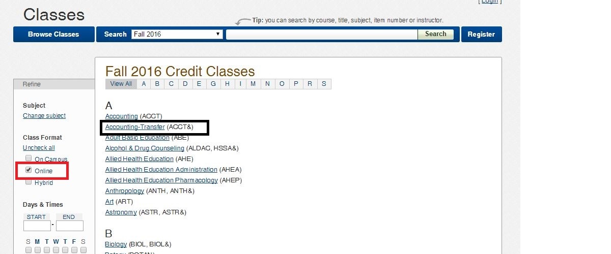 Finding Online Courses :: eLearning