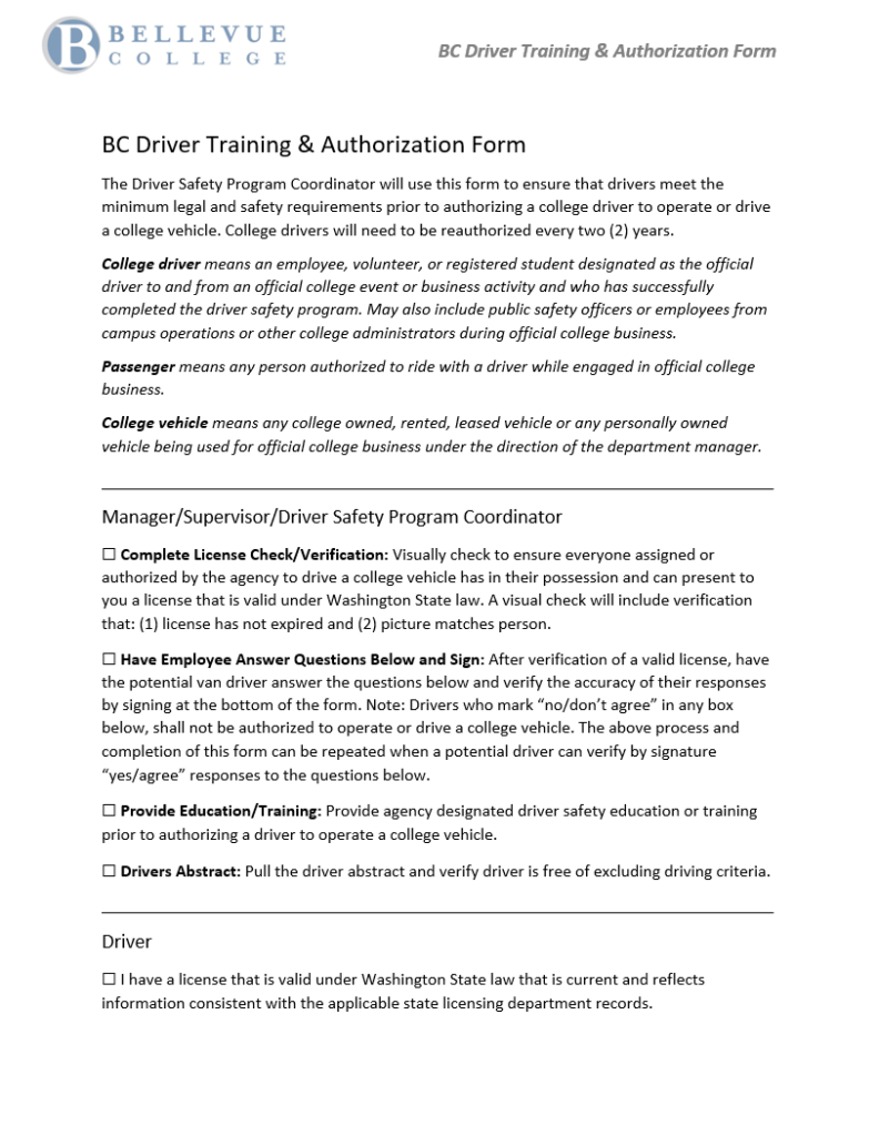 Driver Safety Program :: Public Safety