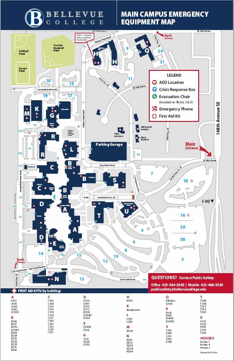 Campus Emergency Maps :: Public Safety
