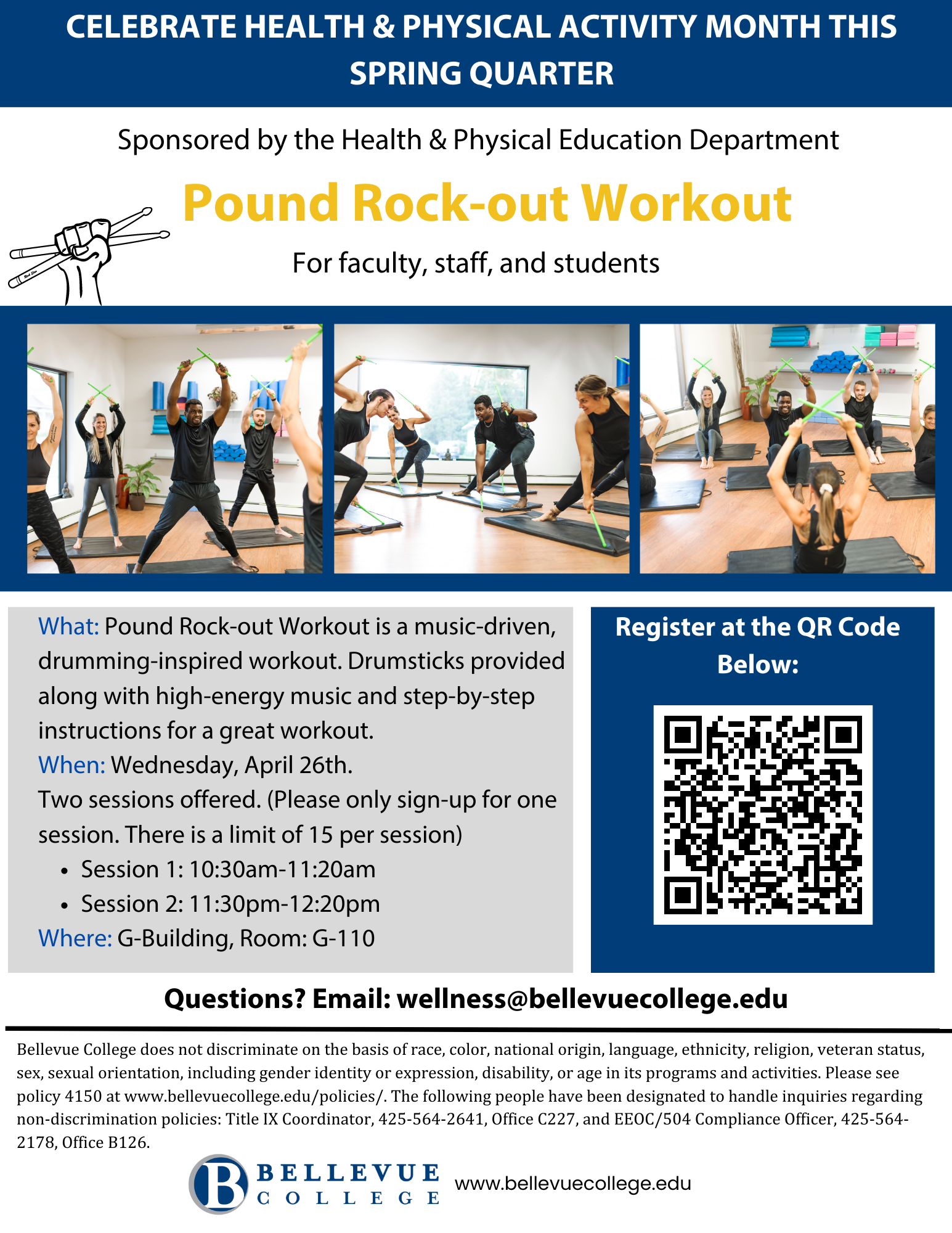 Pound Rock-out Workout Event :: Health & Physical Education