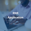 RNR Application Instructions :: Nursing