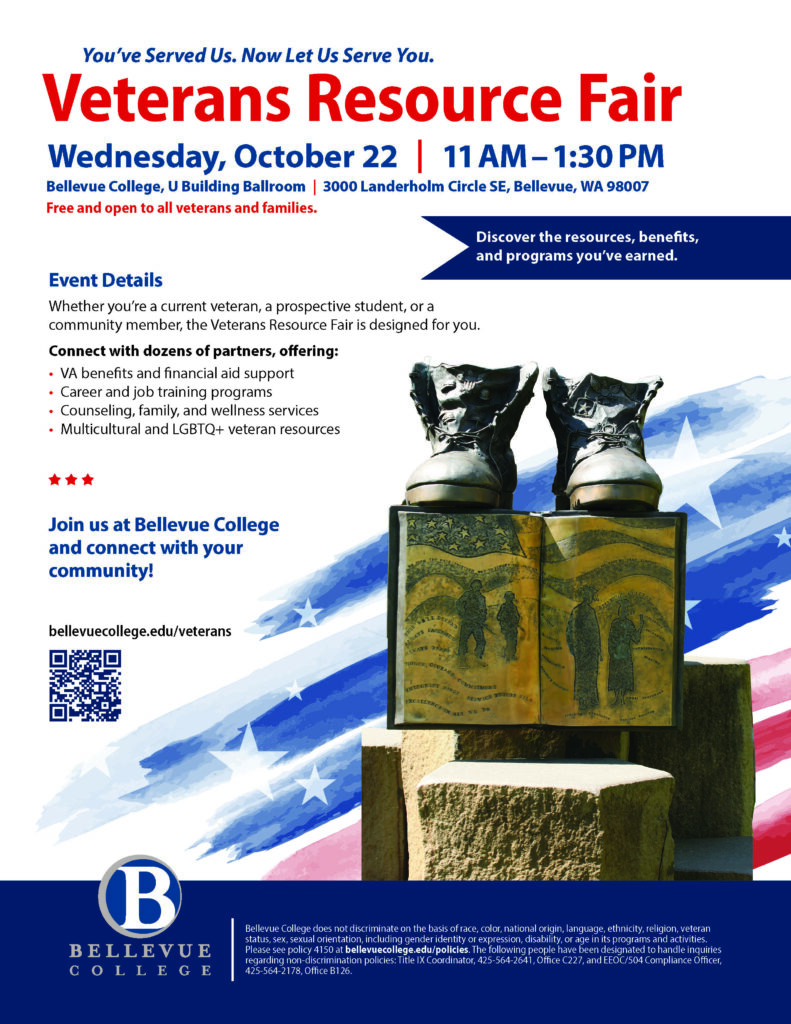 Fall 2025 Veterans Resource Fair :: Bellevue College Veterans Program