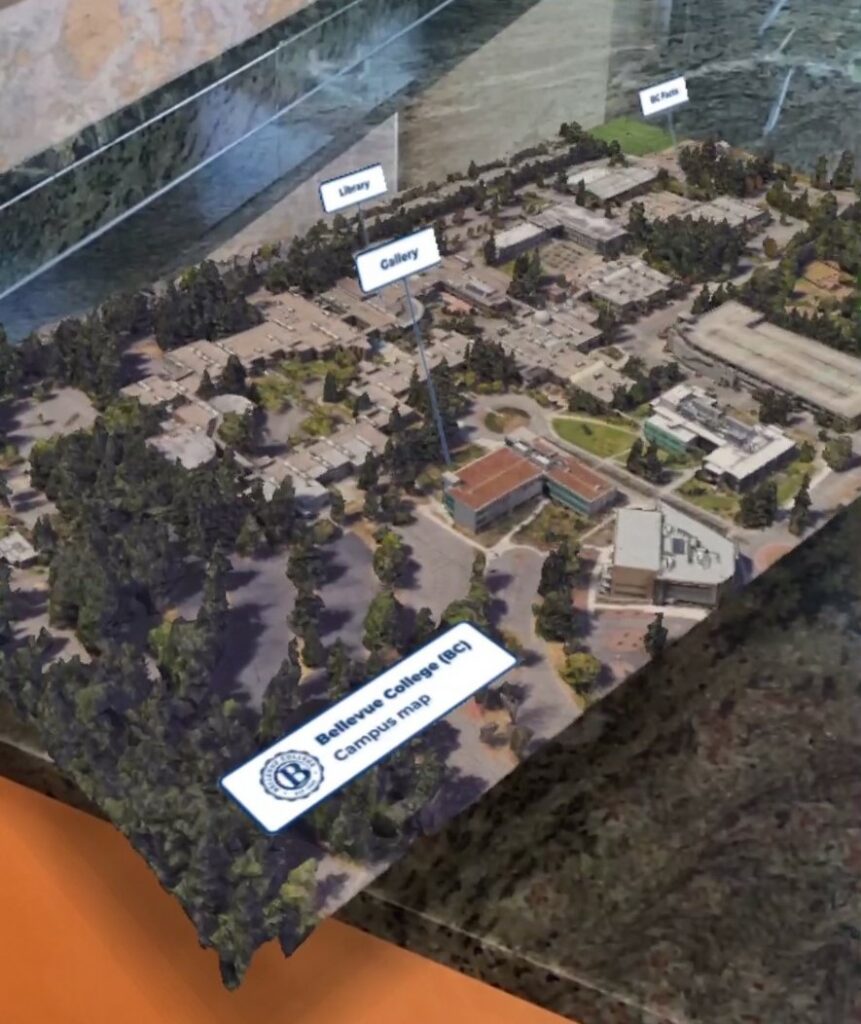 Bellevue College AR Map :: XR Lab
